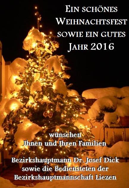 Weihnachtsgrüße - BH Liezen - Land Steiermark